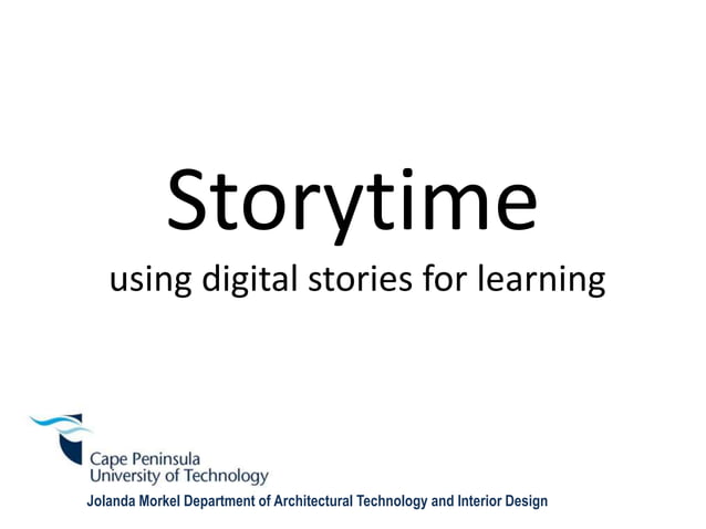 Storytime: using digital stories for learning | PPSX | Arts and Crafts ...