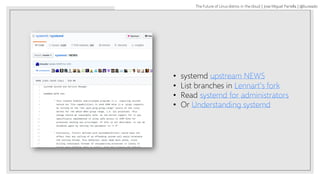 The Future of Linux Distros in the Cloud | PPT