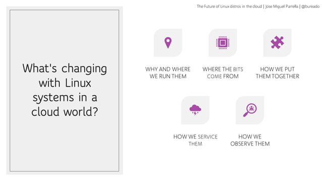 The Future of Linux Distros in the Cloud | PPT