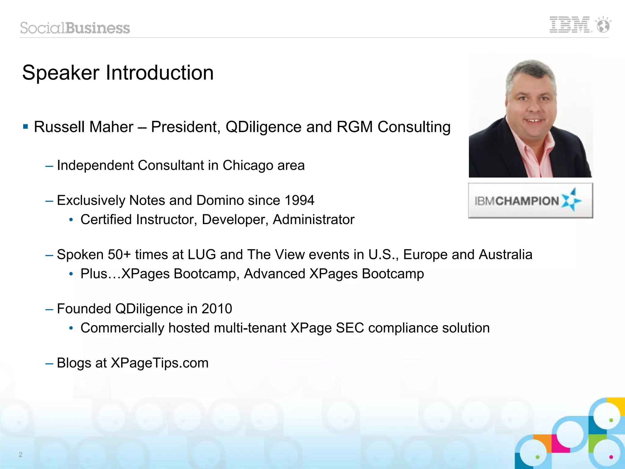 JMP402 Master Class: Managed beans and XPages: Your Time Is Now | PDF