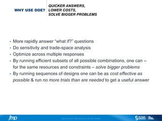 Basic Design of Experiments Using the Custom DOE Platform | PDF