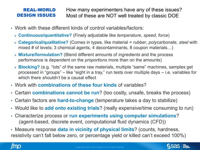 Basic Design of Experiments Using the Custom DOE Platform | PDF | Physics | Science
