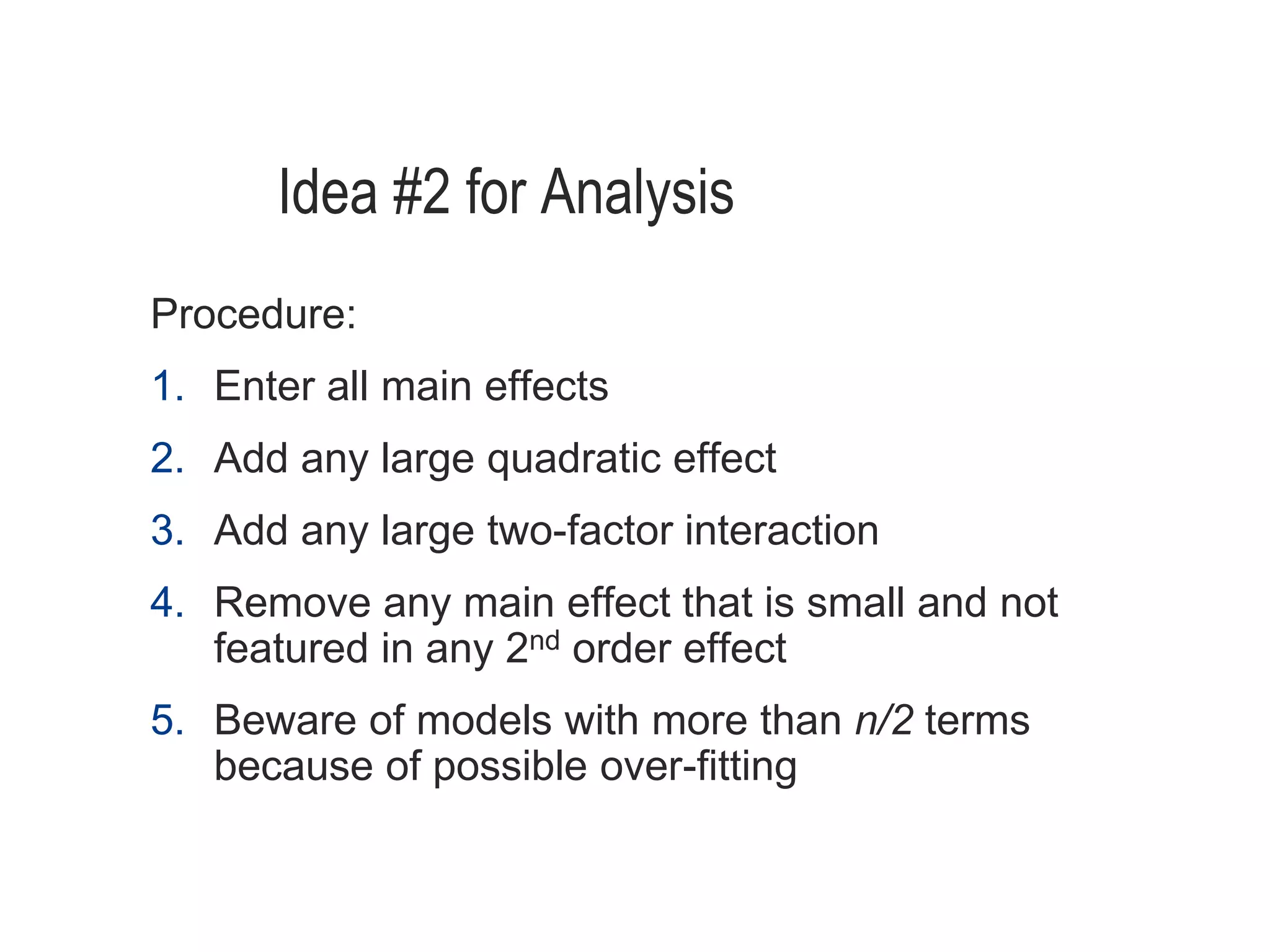 Everything You Wanted to Know About Definitive Screening Designs | PDF