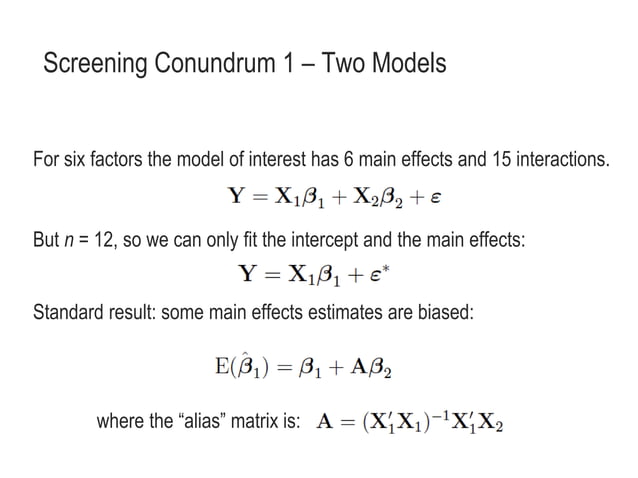 Everything You Wanted to Know About Definitive Screening Designs | PDF ...