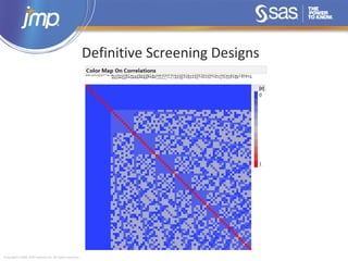 New Design of Experiments Features in JMP 11 | PDF