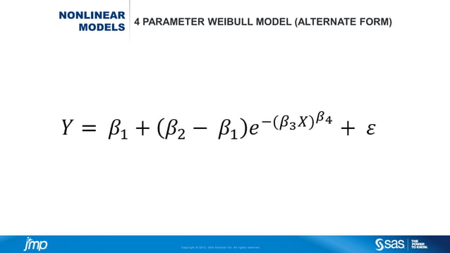 When a Linear Model Just Won't Do: Fitting Nonlinear Models in JMP | PDF