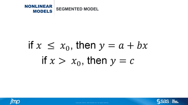 When a Linear Model Just Won't Do: Fitting Nonlinear Models in JMP | PDF