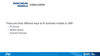 When a Linear Model Just Won't Do: Fitting Nonlinear Models in JMP | PDF