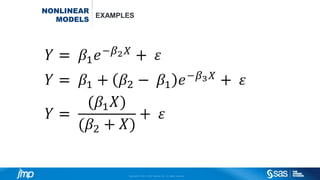 When a Linear Model Just Won't Do: Fitting Nonlinear Models in JMP | PDF