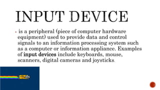 Input Devices | PPT