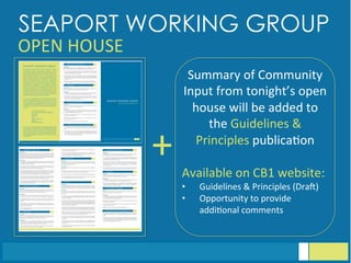 Seaport Working Group Guidelines & Principles - Community Board 1 Open ...