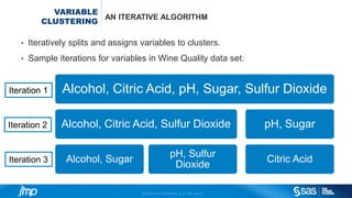 Exploring Variable Clustering and Importance in JMP | PPT