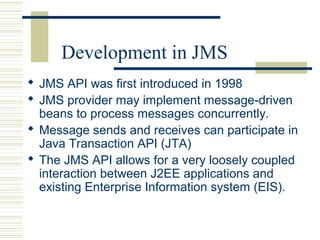Java Messaging Service | PPT