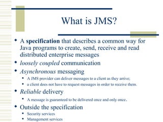 Java Messaging Service | PPT