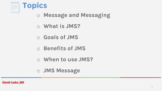JMS-Java Message Service | PPTX