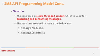 JMS-Java Message Service | PPTX