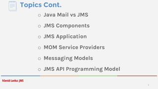 JMS-Java Message Service | PPTX