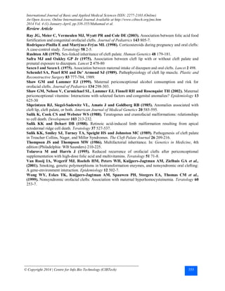 CLEFT LIP AND PALATE; A COMPREHENSIVE REVIEW | PDF