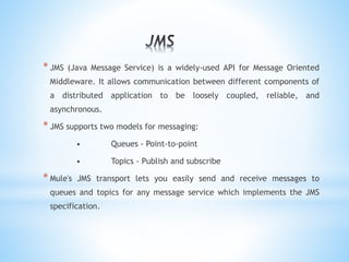 Jms topics | PPTX