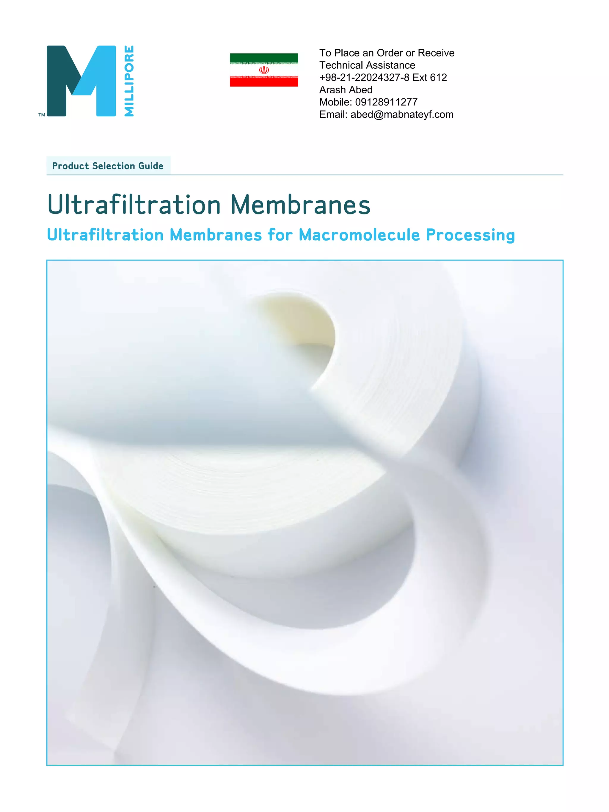 Ultrafiltration membranes | PDF
