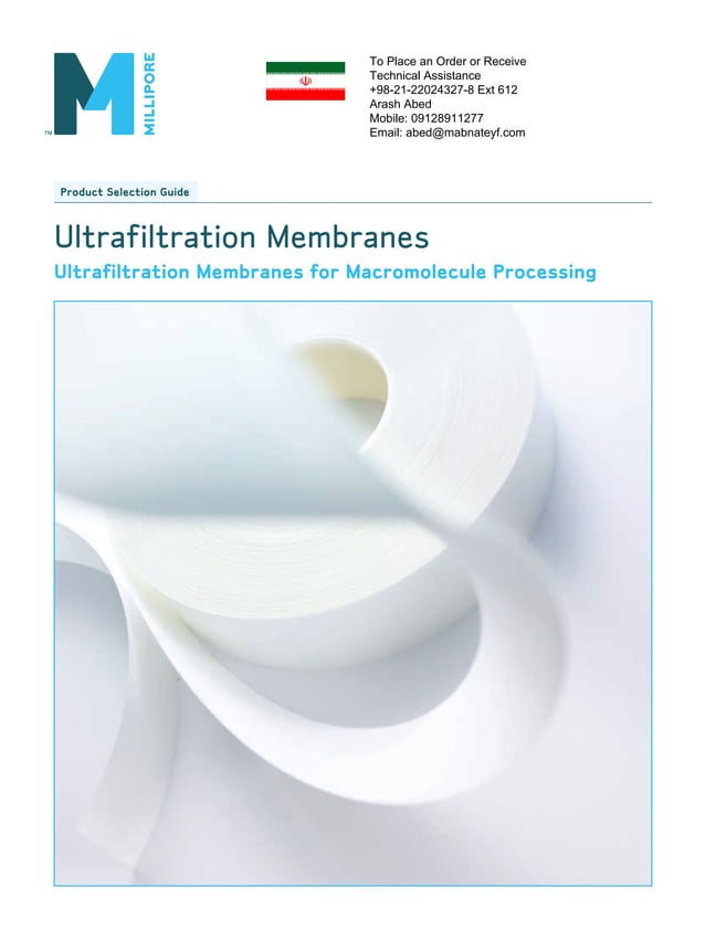 Ultrafiltration membranes | PDF | Chemistry | Science