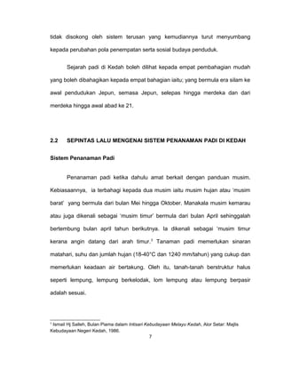 Jms 418 sejarah kajian tempatan -penanaman padi | DOC