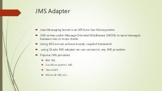 Jms adapter