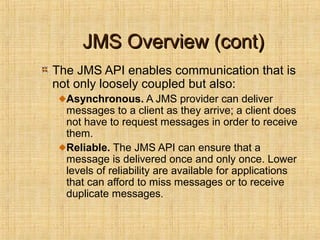 Jms intro | PPT