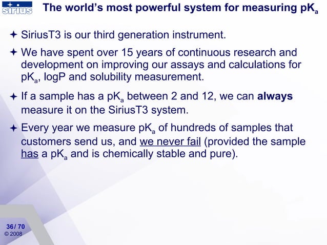 Measuring pKas, logP and Solubility by Automated titration | PPT ...