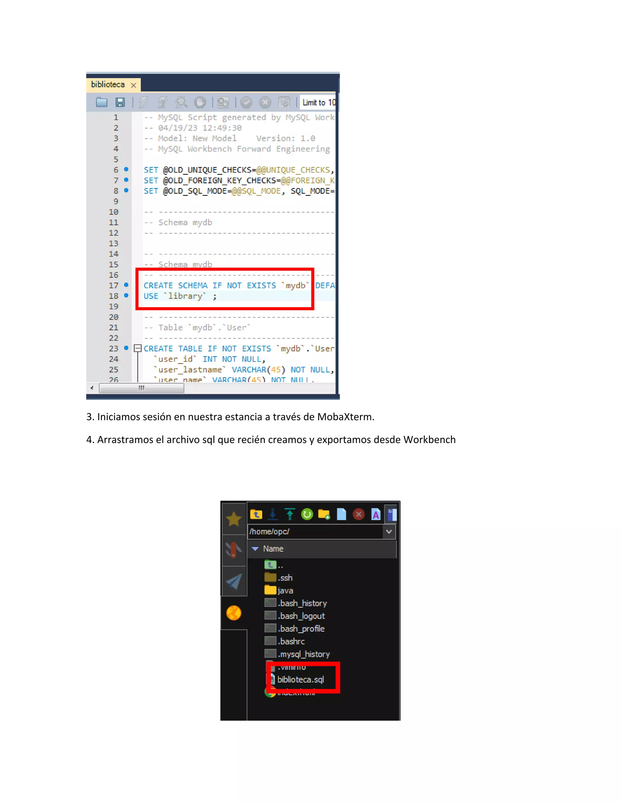 MANUAL DE DESPLIEGUE BASE DE DATOS CON WORKBENCH | PDF | Databases | Computer Software and ...