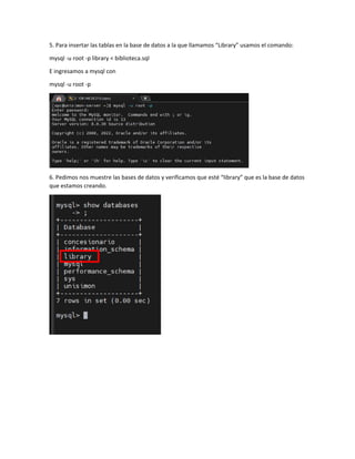 MANUAL DE DESPLIEGUE BASE DE DATOS CON WORKBENCH | PDF | Databases | Computer Software and ...