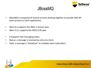 Jms using j boss | PPT