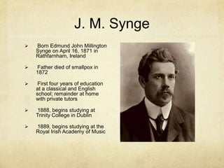 J. M. Synge | PPT