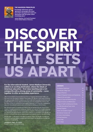James Madison University brochure 2016 2017 | PDF