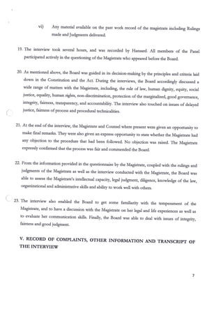 Dr. Julie Oseko JMVB Determination | PDF