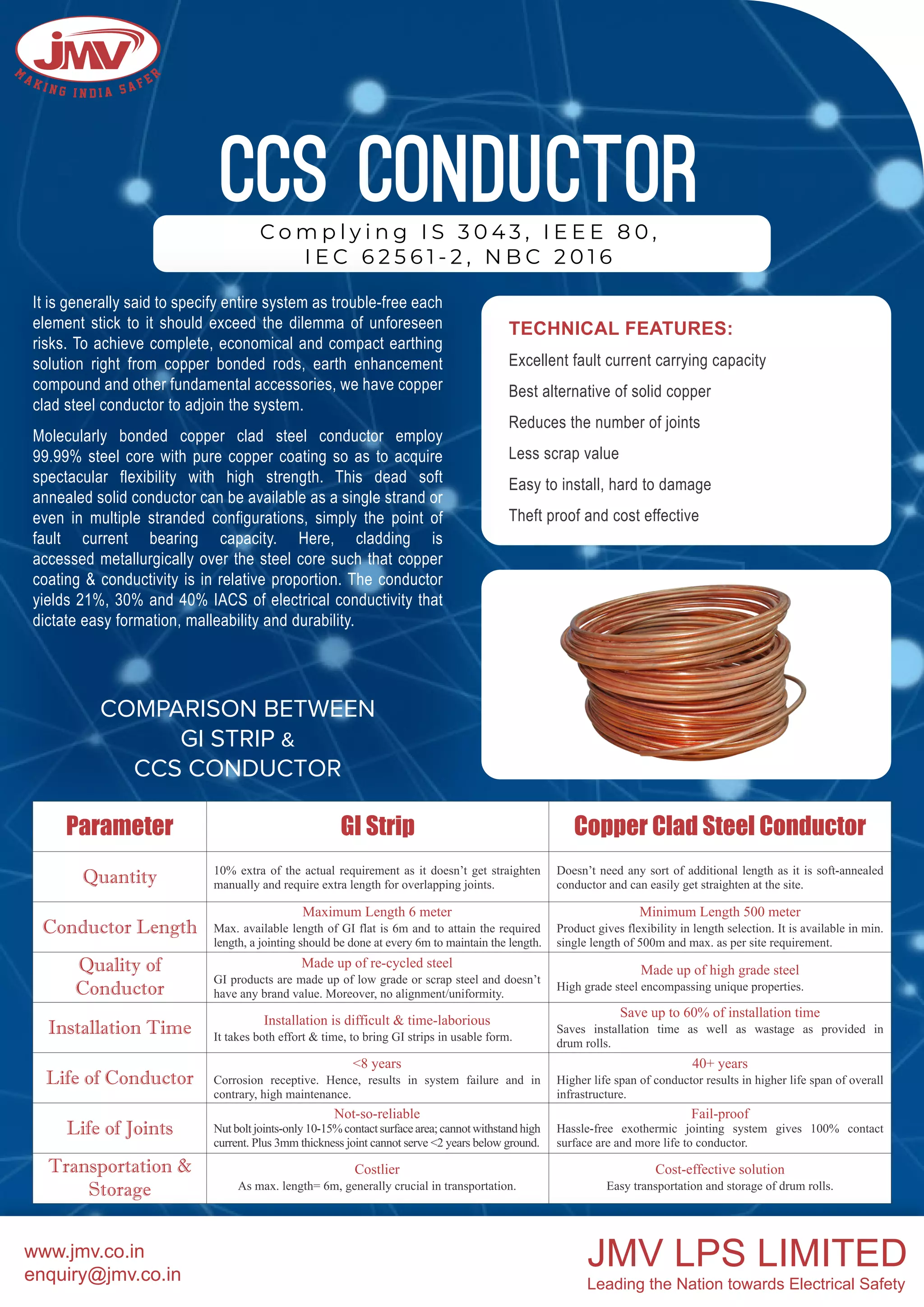Copper clad steel conductor as a cost effective solution | PDF