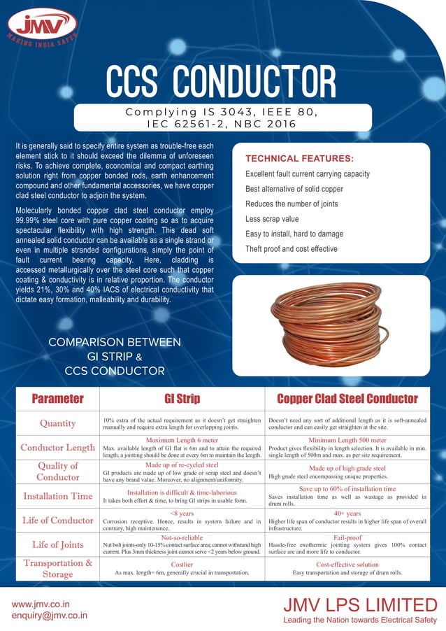 Copper clad steel conductor as a cost effective solution | PDF