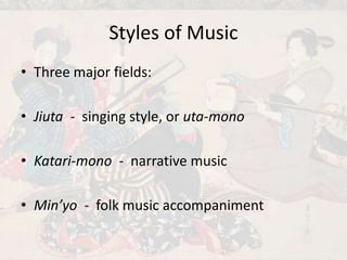 Introduction to Japanese Music - Week 8 | PPTX