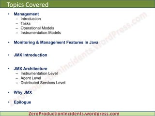 JMX Introduction | PPTX
