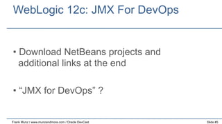 WebLogic JMX for DevOps | PPT