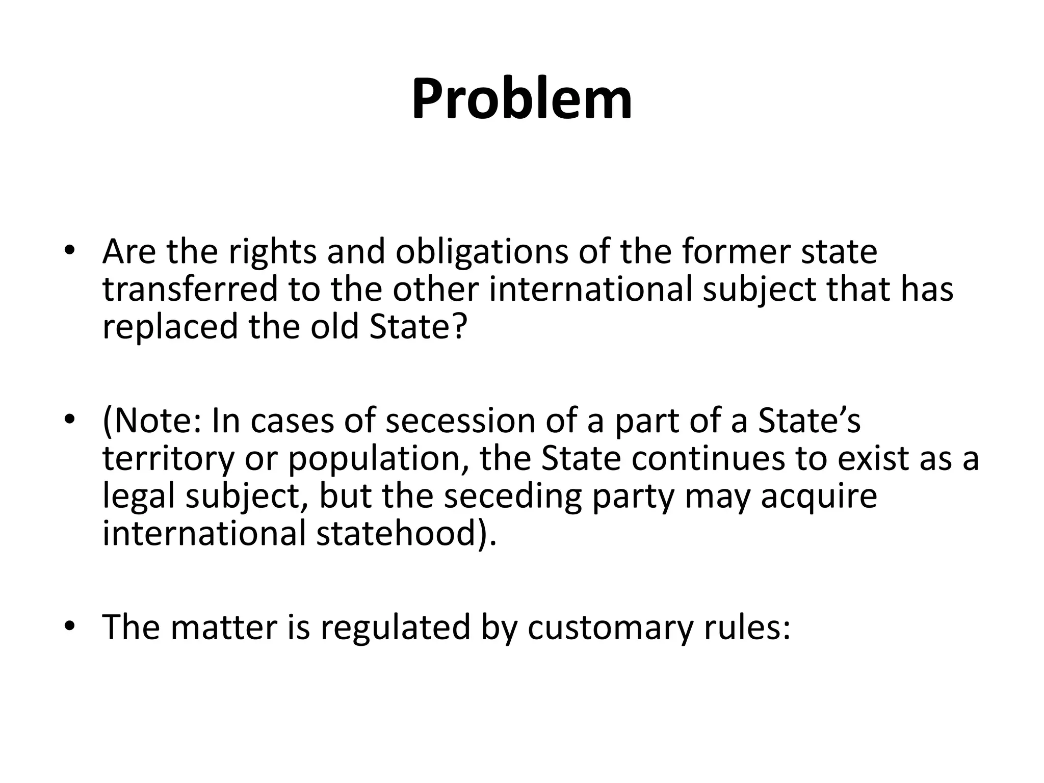 Lecture 7 subjects of international law | PPTX