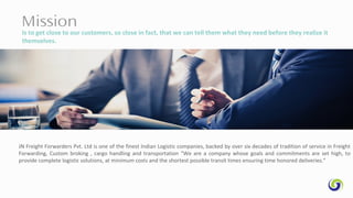 Jn freight-forwarders prppofile - copy (1) (1) | PPT