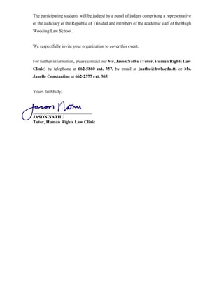 HWLS Human Rights Law Clinic Public Speaking Competition - Press ...