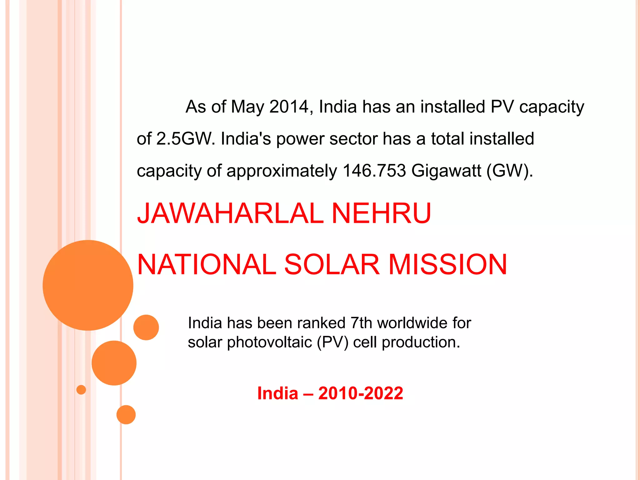 JN National Solar-Mission | PPT