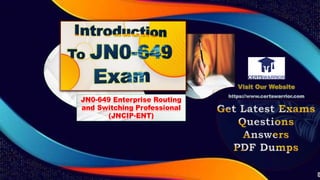 JN0-649 Enterprise Routing and Switching Professional (JNCIP-ENT) By ...