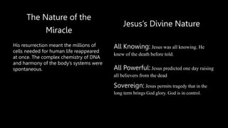 John 11 Resurrection of Lazarus and its Implications | PPT