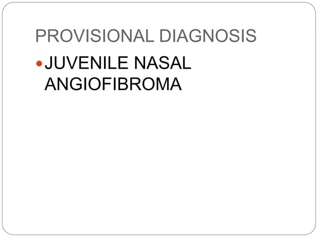 jna case report.pptx | Ear, Nose and Throat Conditions | Diseases and ...