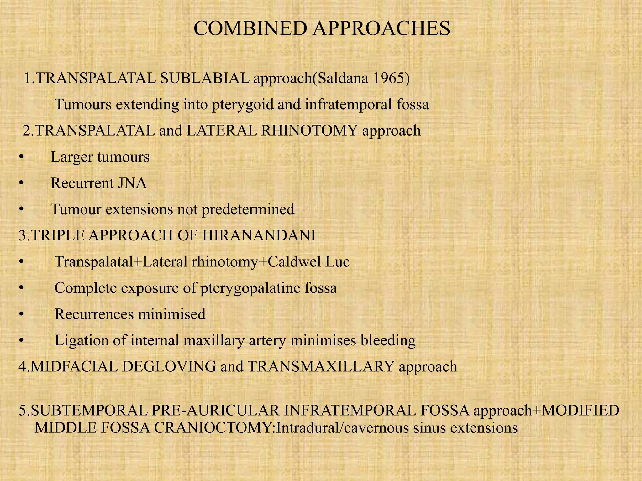 Jna(juvenile nasopharyngeal angiofibroma) current treatment modalities ...