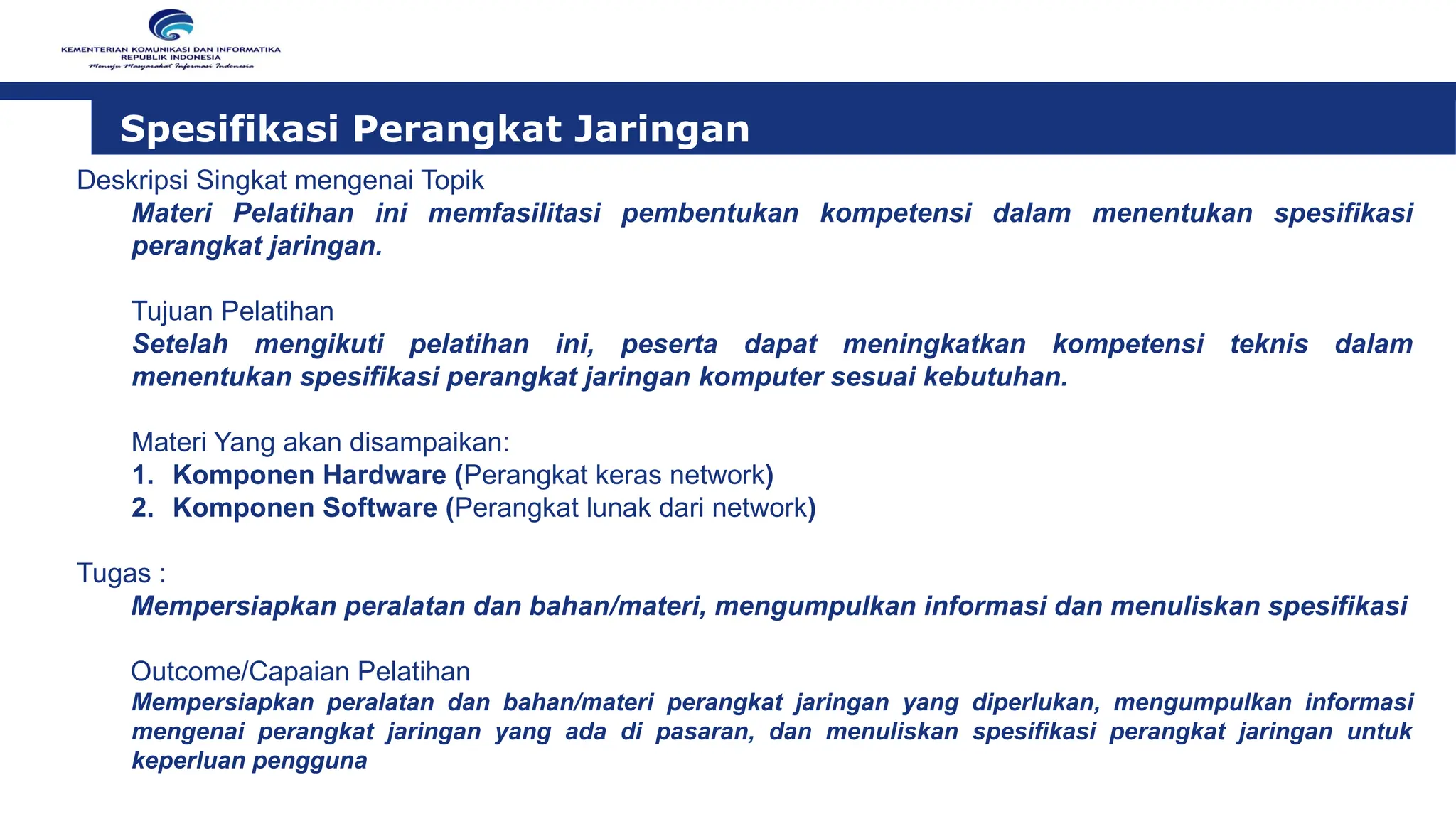 JNA Menentukan Spesifikasi Perangkat Jaringan.pptx