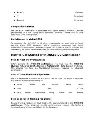JNCIE-DC Certification in Saudi Arabia_ Unlock Your Networking ...